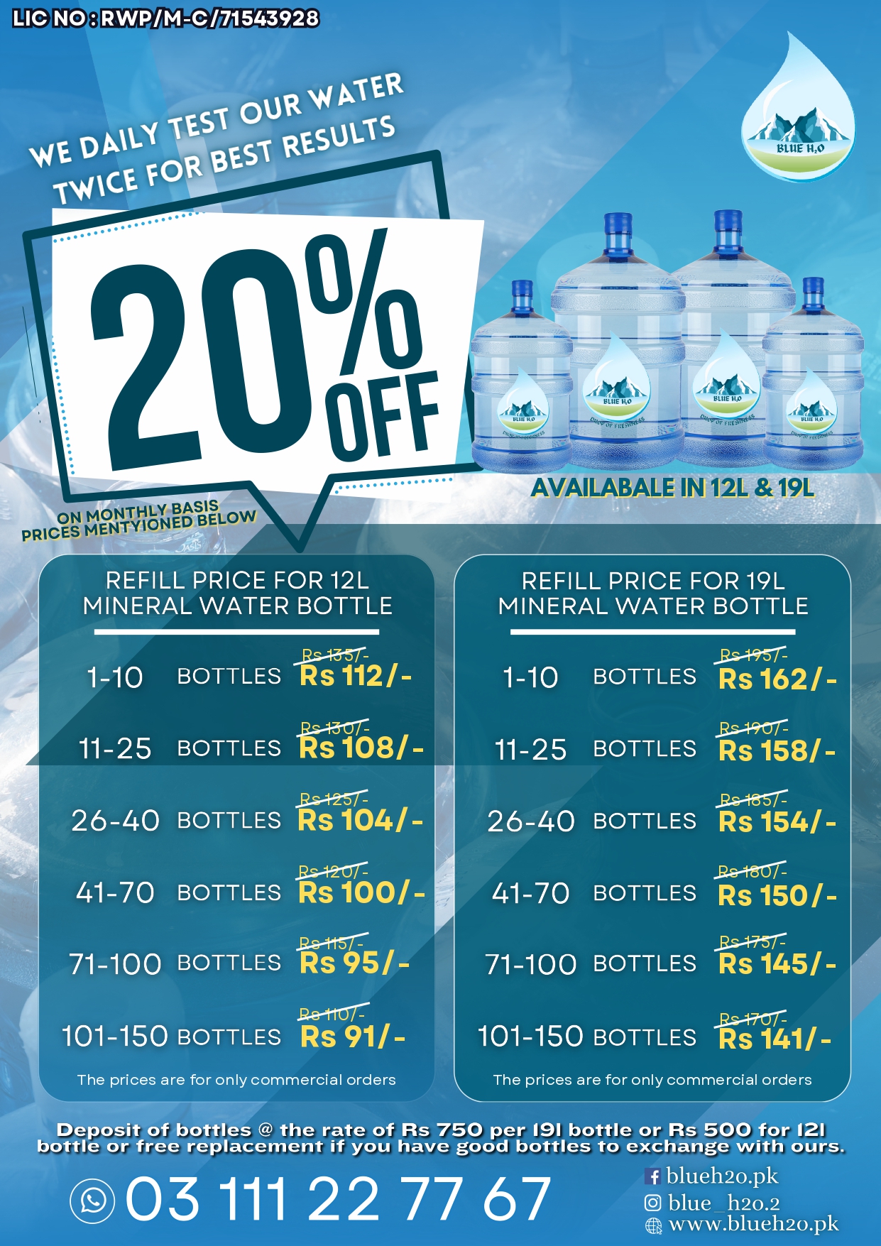 Commercial Clients - Blue H2O